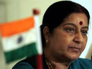 नेपाल पहुंची सुषमा स्वराज